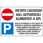 Cartelli Segnalatori | 35201 - Cartello multisimbolo "Vietato l'accesso ...