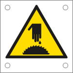 Cartelli Segnalatori | 49686M - Cartello alluminio pericolo taglio da lama