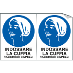 Cartelli Segnalatori | 9543A - Foglio n. 2 etichette adesive obbligo ...