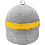 Cartelli Segnalatori | BC200 - Base cemento Kg 210 con golfare senza ...