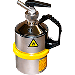 Cartelli Segnalatori | CK1021N - contenitore acciaio inox con dosatore ...