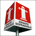 Cartelli Segnalatori | 15129W - Cartello sicurezza idrante soprasuolo