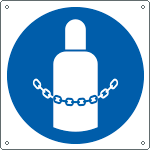 Cartelli Segnalatori | E1383KS - Etichetta obbligo agganciare le ...