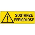 Cartelli Segnalatori | E17330K - Cartello pericolo sostanze pericolose