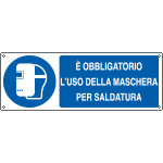 Cartelli Segnalatori | E1969K - Cartello obbligo uso maschera EN ISO 7010