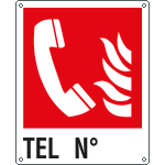 Cartelli Segnalatori | E20163W - Cartello antincendio telefono n ...