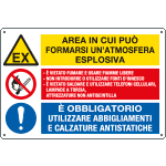 Cartelli Segnalatori | E3563 - Cartello multisimbolo QUADRO ELETTRICO ...