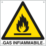 Cartelli Segnalatori | E400204W - Cartello pericolo gas infiammabile EN ...