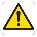 Cartelli Segnalatori | E49601M - Cartello alluminio pericolo generico ...