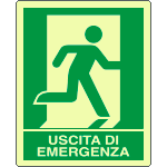 Cartelli Segnalatori | 20106X - Cartello salvataggio uscita di ...