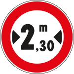 Cartelli Segnalatori | FLR262065 - Cartello NF 65 FLR262064B LARGHEZZA ...