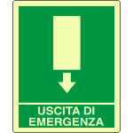 Cartelli Segnalatori | 20107X - Cartello uscita di emergenza
