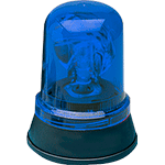 Cartelli Segnalatori | LPRJ12A - Segnalatore rotante euro 12V.cc colore ...