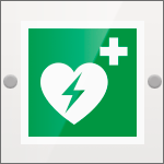 Cartelli Segnalatori | E15156W - Cartello defibrillatore di emergenza ...
