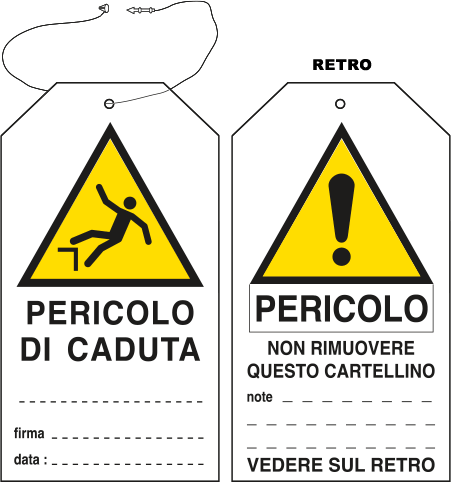 Cartelli Segnalatori - Scheda prodotto