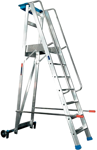 SCALA A CASTELLO IN ALLUMINIO